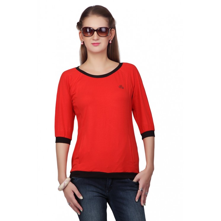 Women Cotton Solid Top